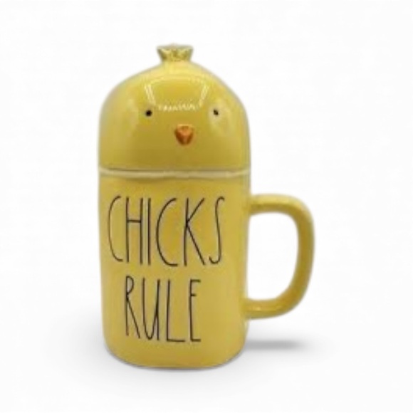 Rae Dunn | Dining | New Rae Dunn Chicks Rule Coffee Mug With Removable ...
